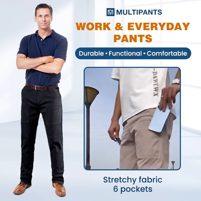 MultiPants - High Stretch Multi-pocket Durable Cargo Pants