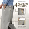 Puliam - EaseTactic - Flex Fit Zipper-Pocket Durable Pants