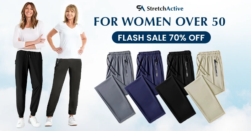 Pulisa - StretchActive - Women's Ultra Stretch Breathable Casual Pants