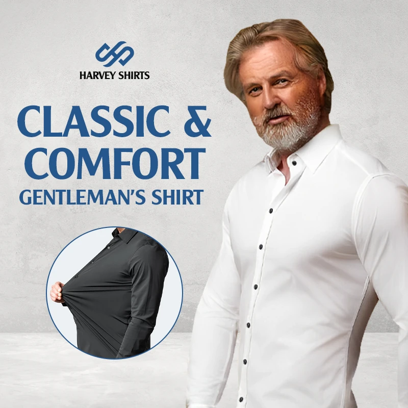 Harvey Shirts - Breathable High Elasticity Anti-wrinkle Shirt