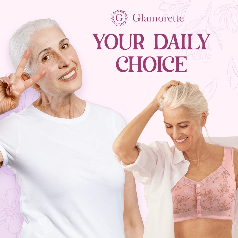 WM STYLIST - Glamorette - 🔥LAST DAY SALE 80% - Cotton Front Closure Bra
